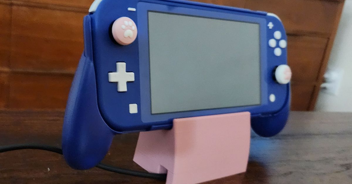 Switch stand with charger slot by Psinuxi | Download free STL model ...