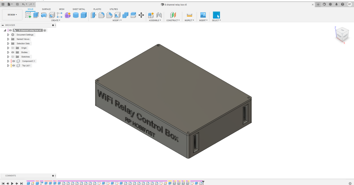 WiFi Relay Control Box by RP HOBBYIST | Download free STL model ...