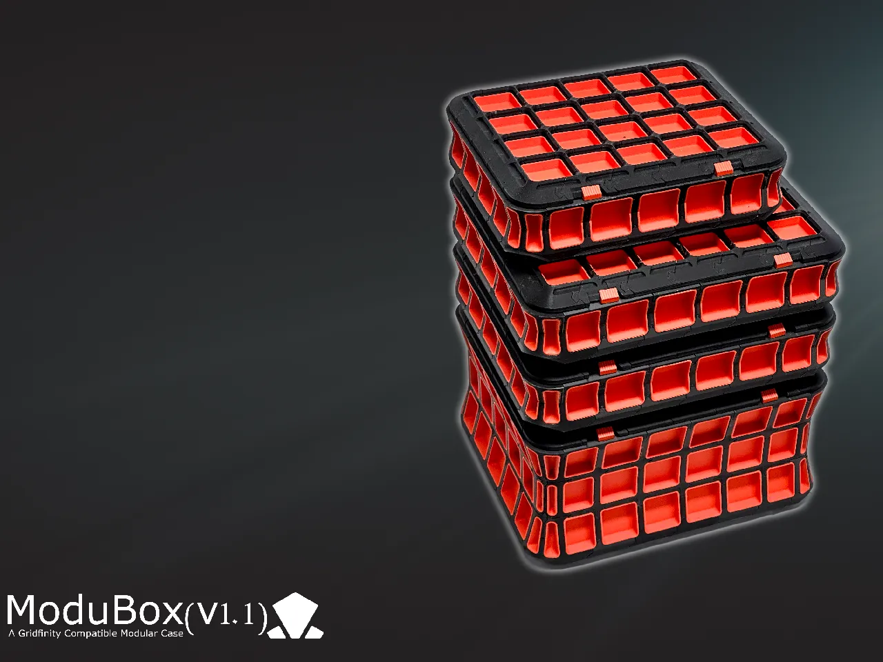 ModuBox - Gridfinity compatible, configurable, box by Darren Lynch ...