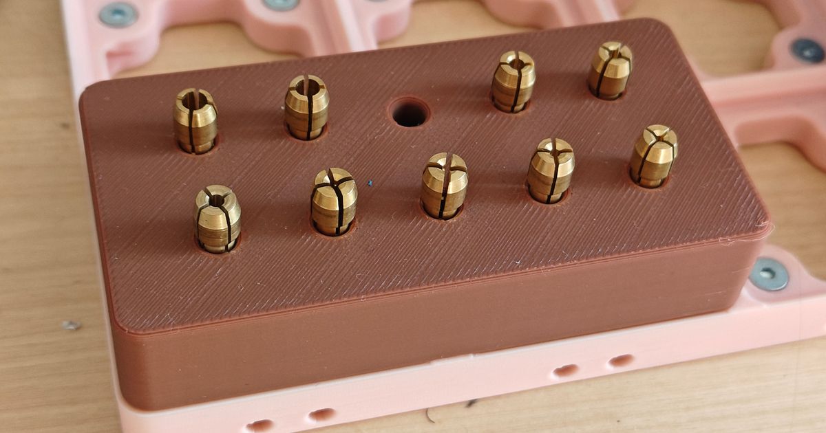 Gridfinty bin for OD 4.15mm collets by SnowFaerie | Download free STL ...