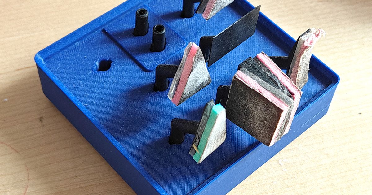 Gridfinity bin for linear pen sander bits by SnowFaerie | Download free ...