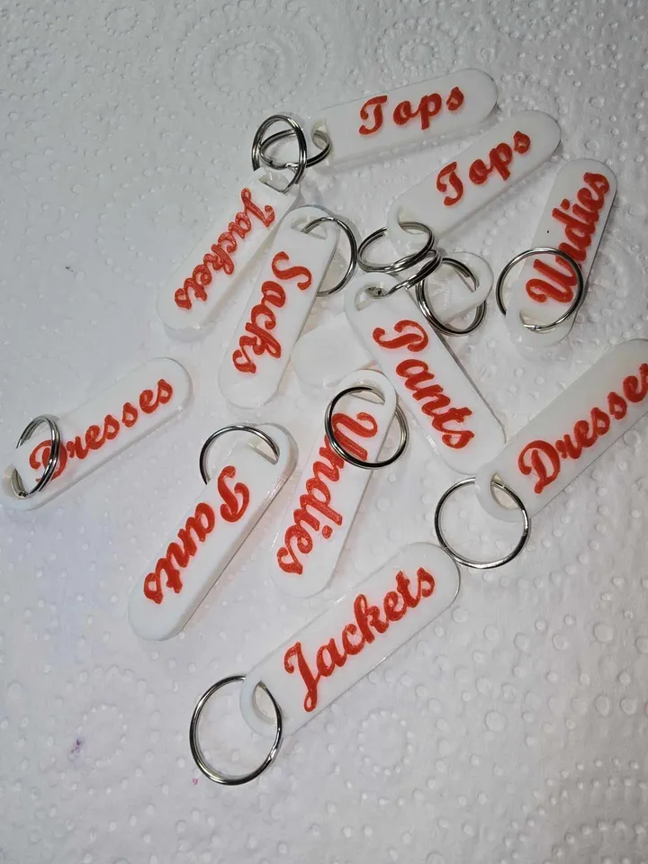 Clothing Cube Name Tags by Kara1365 | Download free STL model ...