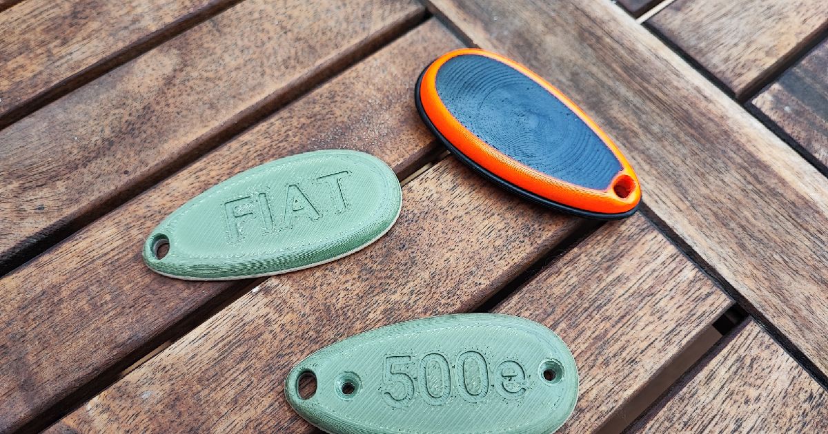 FIAT 500e case for wearable key aka "le Galet" por Manu D | Descargar ...