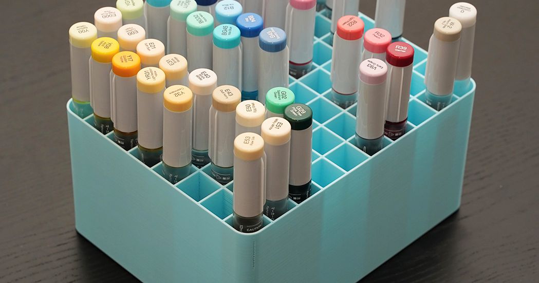 Tray for Copic Ink Refills (new bottles) by SnowFaerie | Download free ...