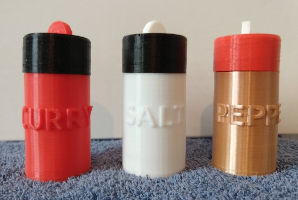 spice jar - salt shaker by solala | Download free STL model ...