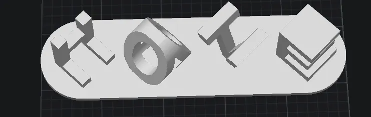 Love/Hate anamorphic text by Rhegium | Download free STL model ...