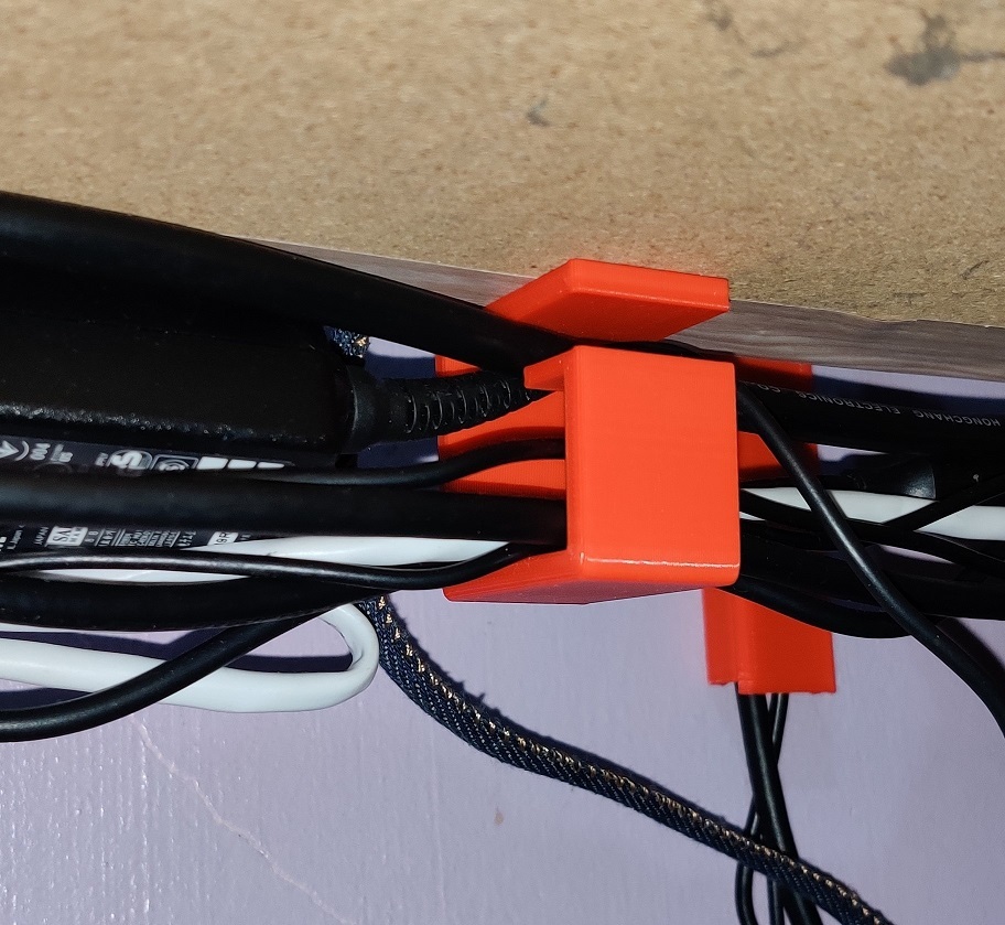 Cable Management Clip by JAM35 | Download free STL model | Printables.com