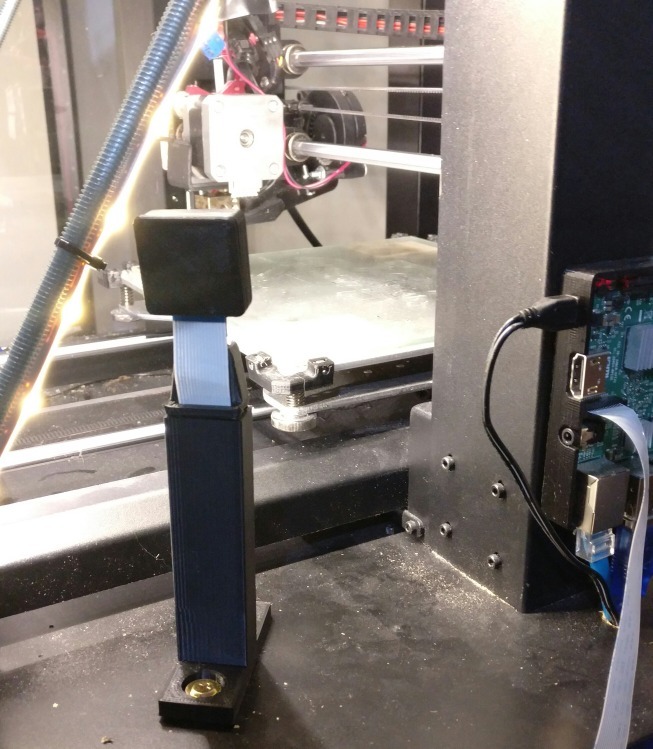 Raspberry Pi v2 Camera Mount for Octoprint by Hawker | Download free ...