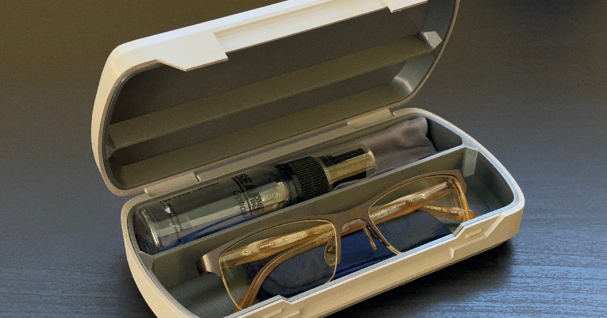 High Capacity Glasses Case by Meow | Download free STL model ...
