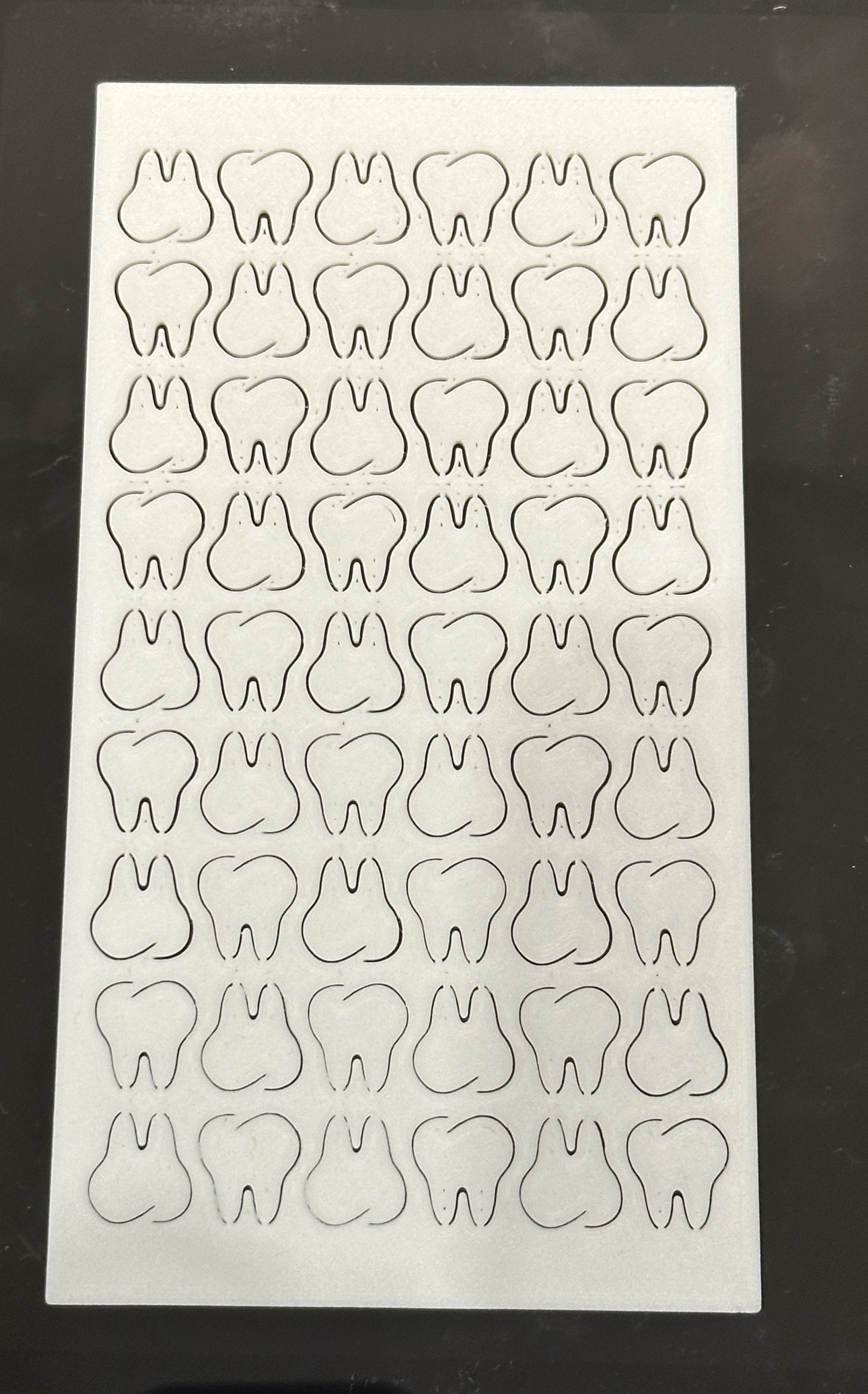 Teeth stamps bookmark by Fahad Hba | Download free STL model ...