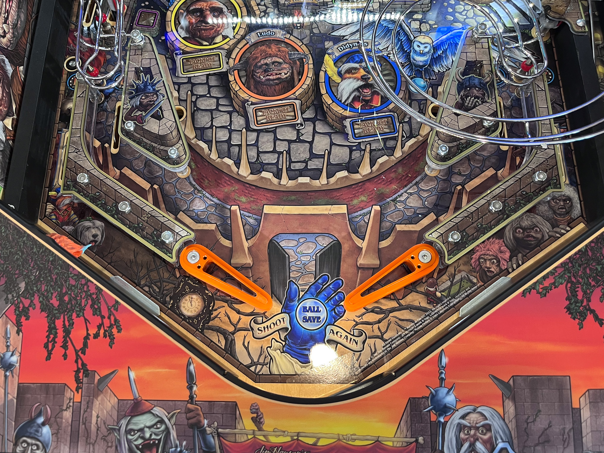 Labyrinth Pinball Apron LED strip mount by soulrider911 | Download free ...