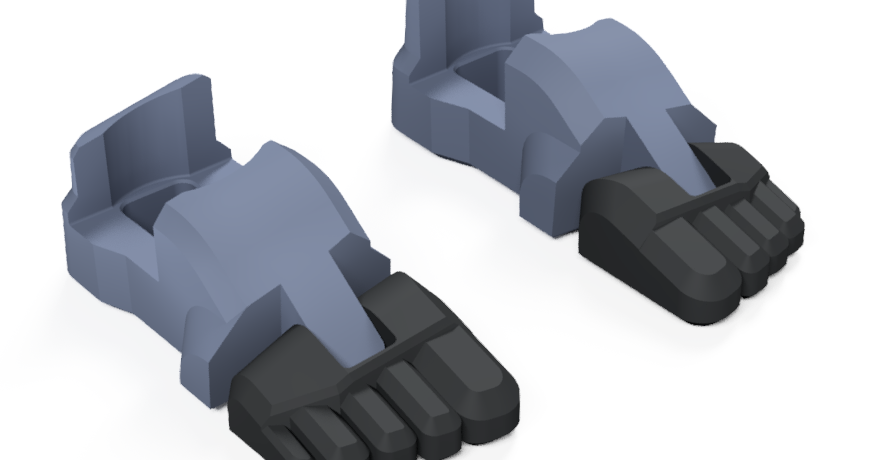 Dummy 13 Smooth Feet by Shar | Download free STL model | Printables.com