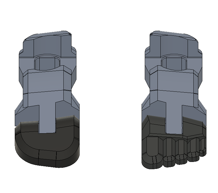 Dummy 13 Smooth Feet by Shar | Download free STL model | Printables.com