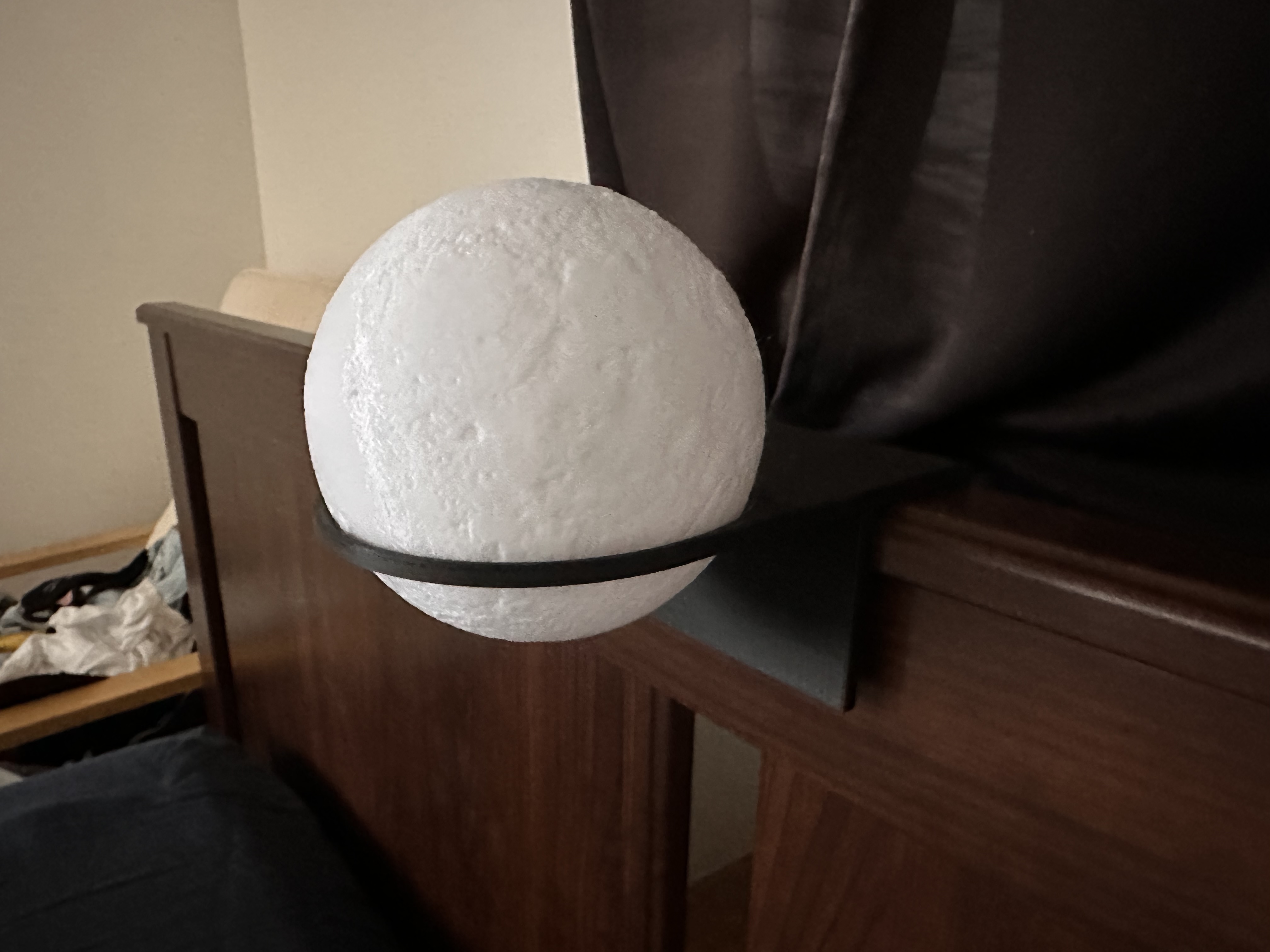Moon Lamp 4.5" Headboard Base (IKEA Songesand) by Cody Smith | Download ...