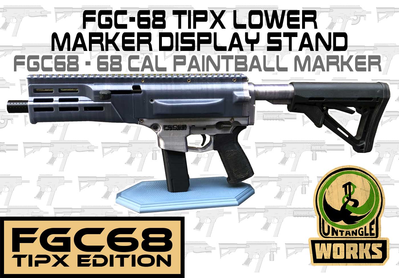 FGC-68: display stand for TIPX mag lower by UntangleWORKS | Download ...