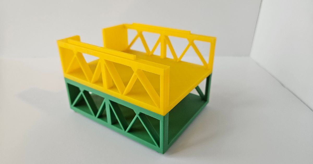 Stackable Hard Drive Server Rack by MTFPrint | Download free STL model ...