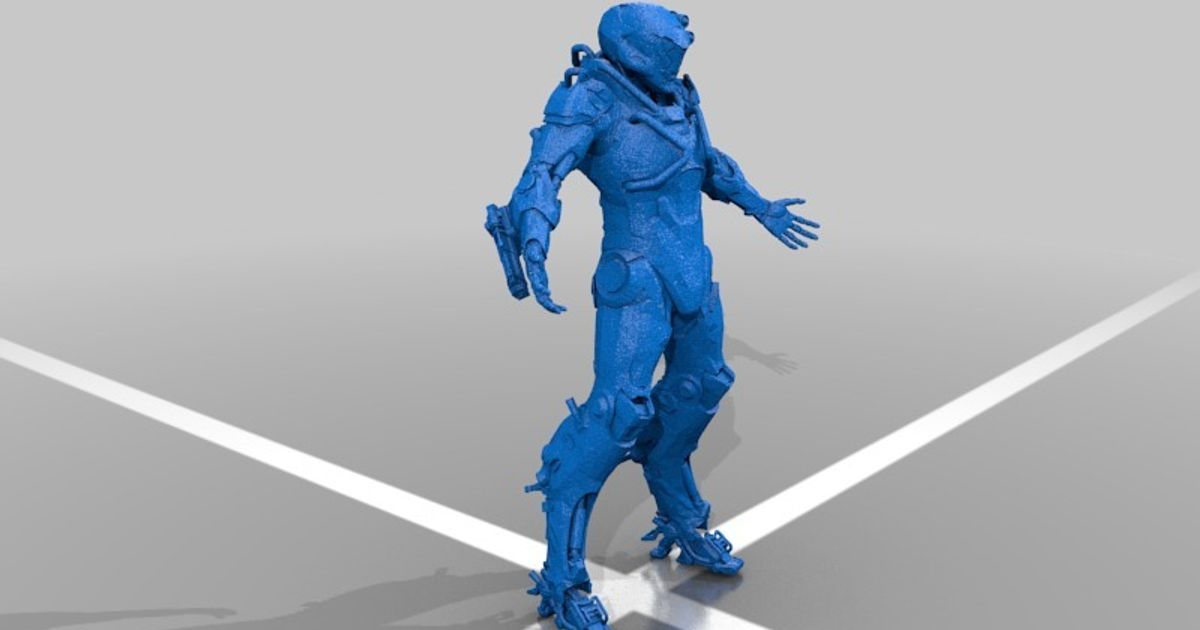 Anthem Ranger Javlin with rocket and grenade launchers by Ryxxi_makes ...