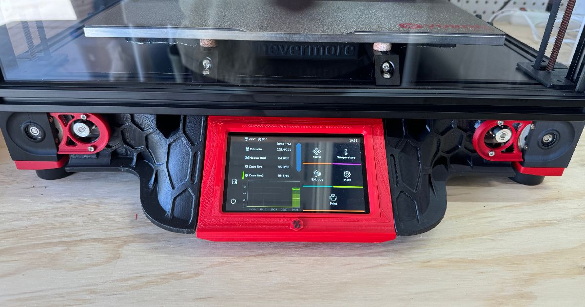 BTT HDMI5 Screen Mount For Voron 2.4 extended for Clicky Clack Fridge ...