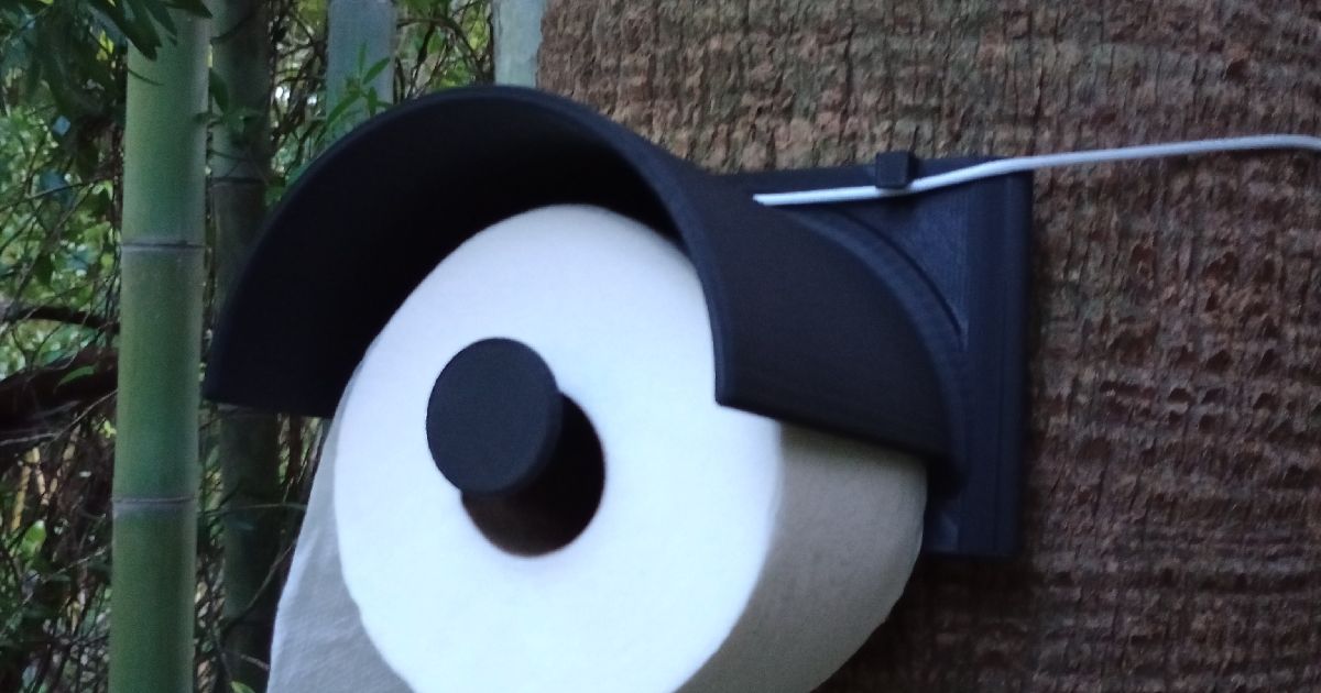 Tree Mounted Toilet Paper Roll Holder by Schmidt | Download free STL ...