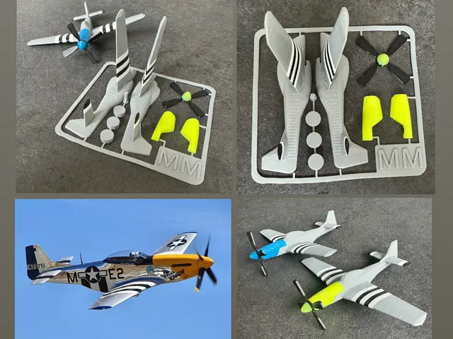P-51 Mustang kit card por MM | Descargar modelo STL gratuito ...