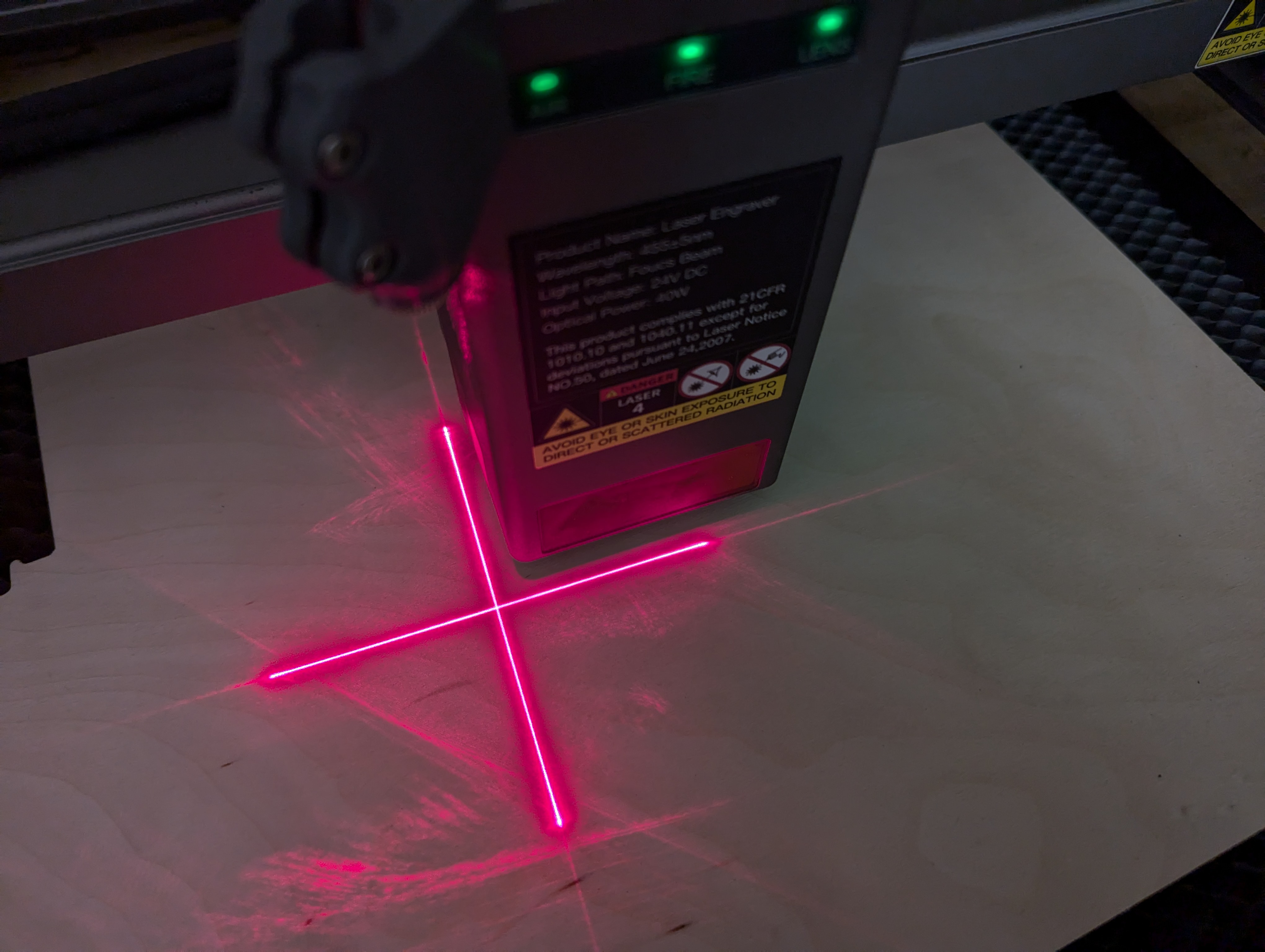 Creality Falcon 2 Laser Crosshair/Pointer Holder by TheGingerneer ...