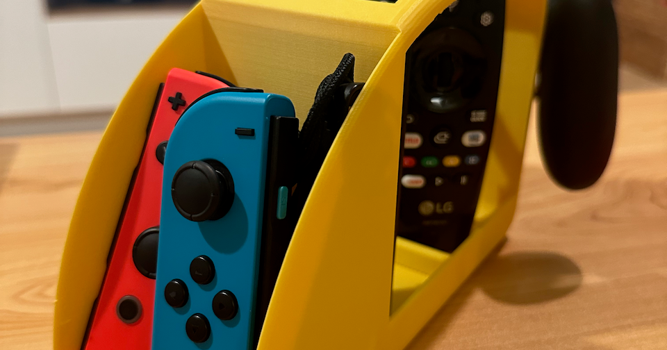 Remote Holder with Joystick Holder and Box by oztamir | Download free ...