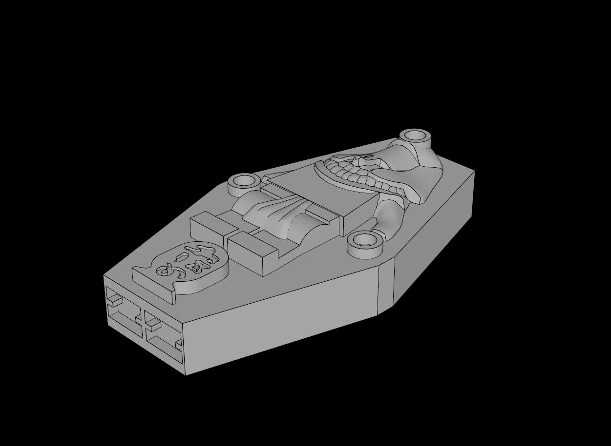 Lego Compatible (30164.dat) Container Minifig Coffin Lid with Mummy ...