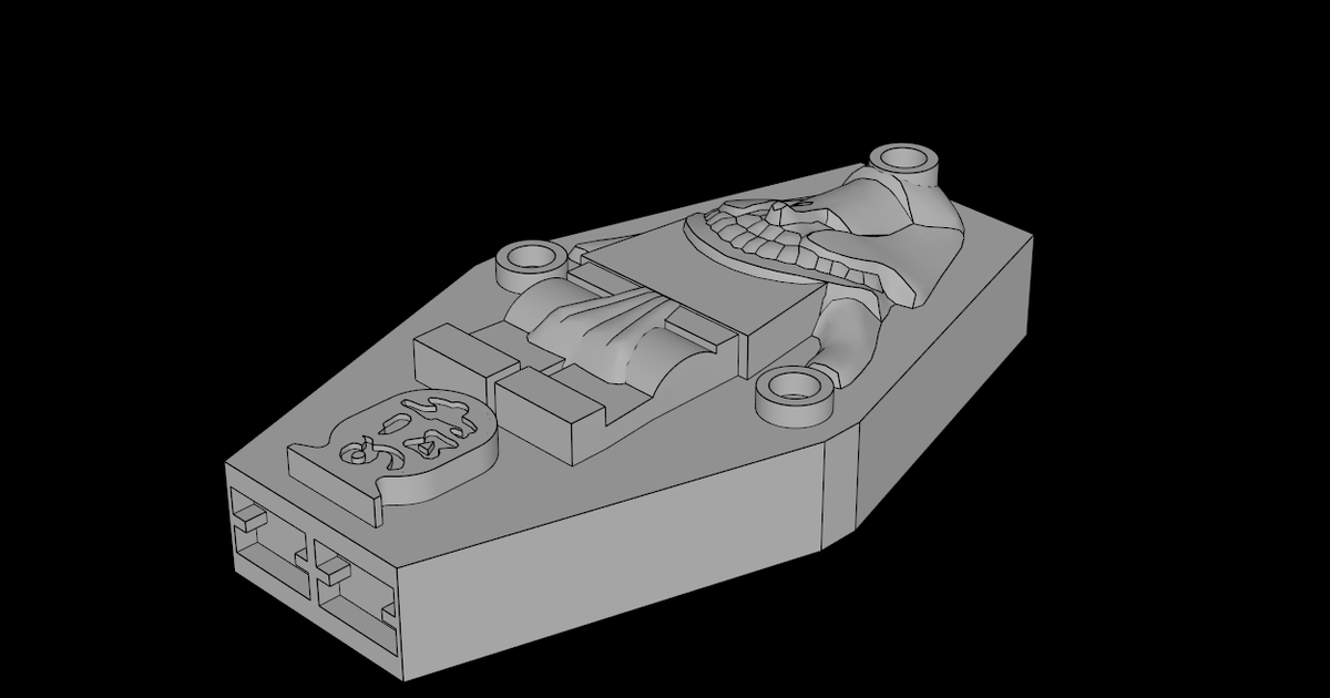 Lego Compatible (30164.dat) Container Minifig Coffin Lid with Mummy ...