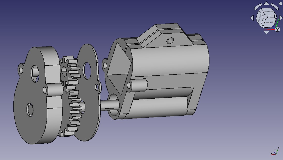 Gauge 1 Axle hung motor with N20 motor by Citrofan | Download free STL ...