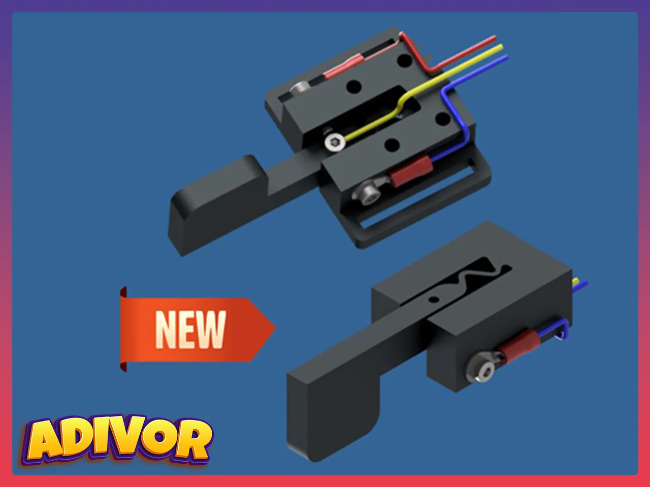 NEW Single Lever Paddle Morse CW print in place by Adivor | Download ...