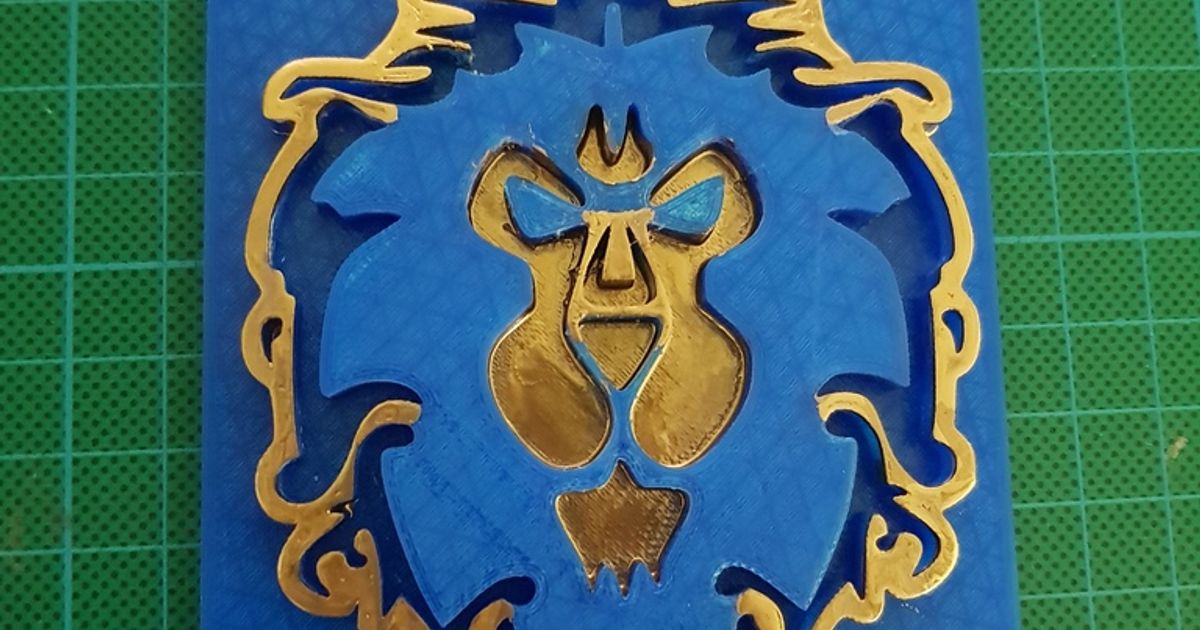 World of warcraft Alliance Shield/Badge by Ryxxi_makes | Download free ...