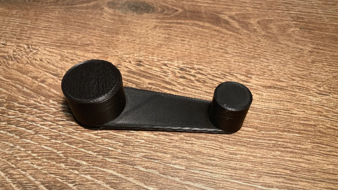 Rotating Door Stop With Retainer by rh45 | Download free STL model ...