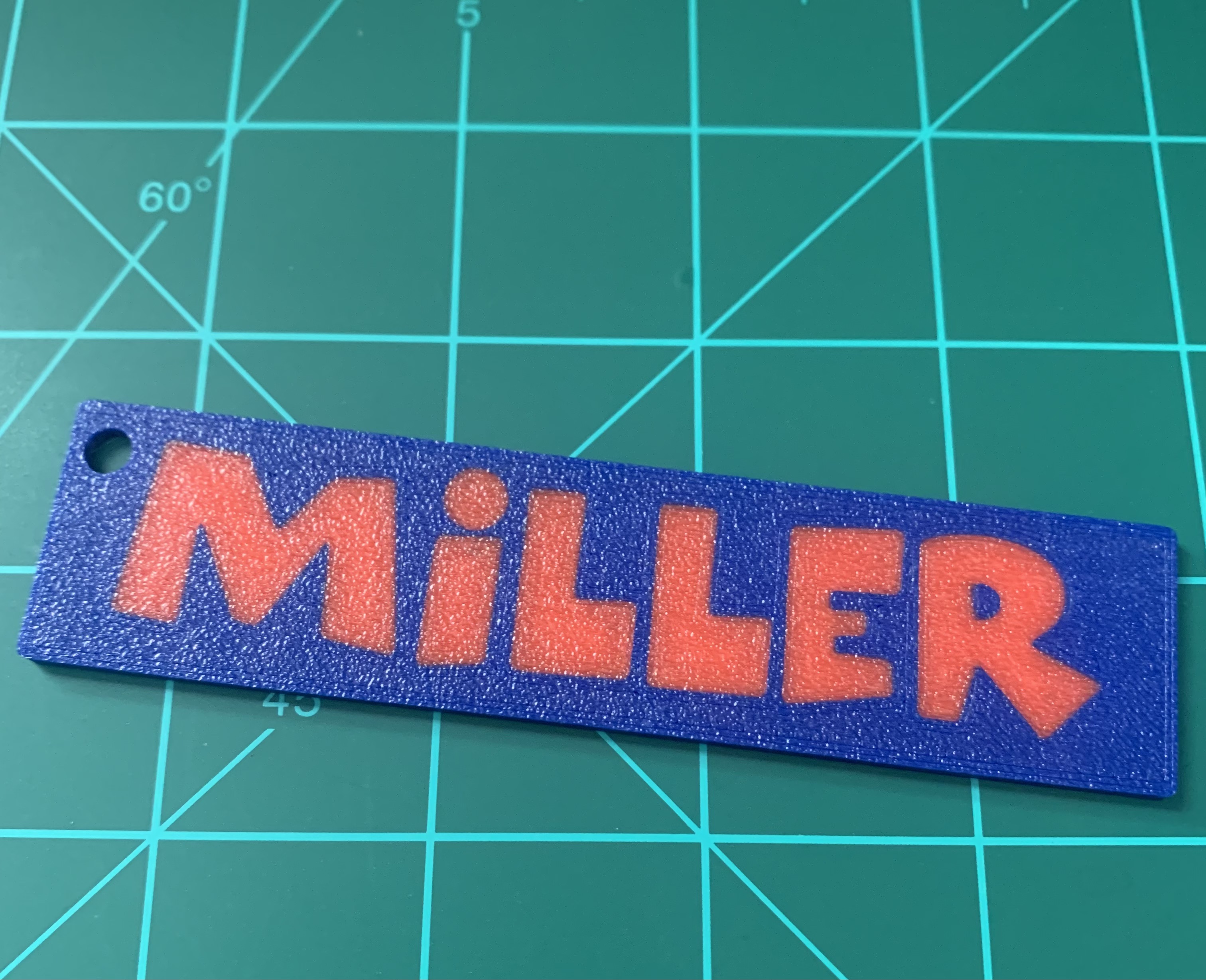 Name Tag [Miller] by HrvTagz | Download free STL model | Printables.com