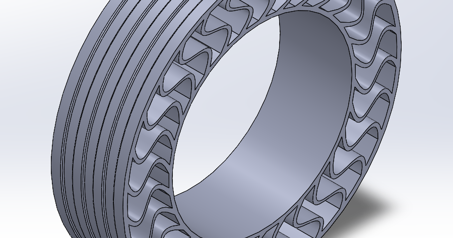 Airless Tyre by Ben Summerfield | Download free STL model | Printables.com