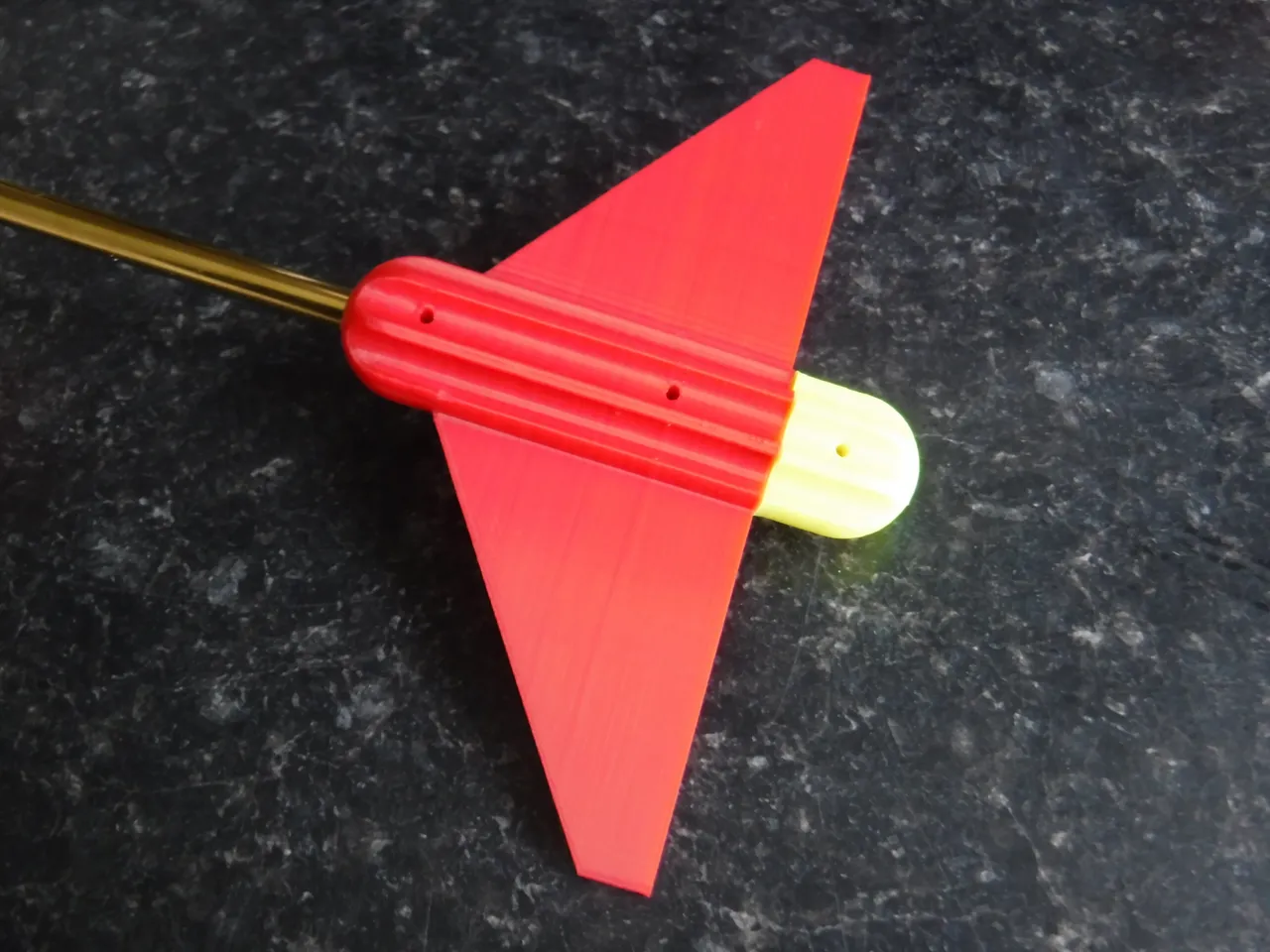 Sun ray pattern (multi blade horizontal propeller), self orientating ...