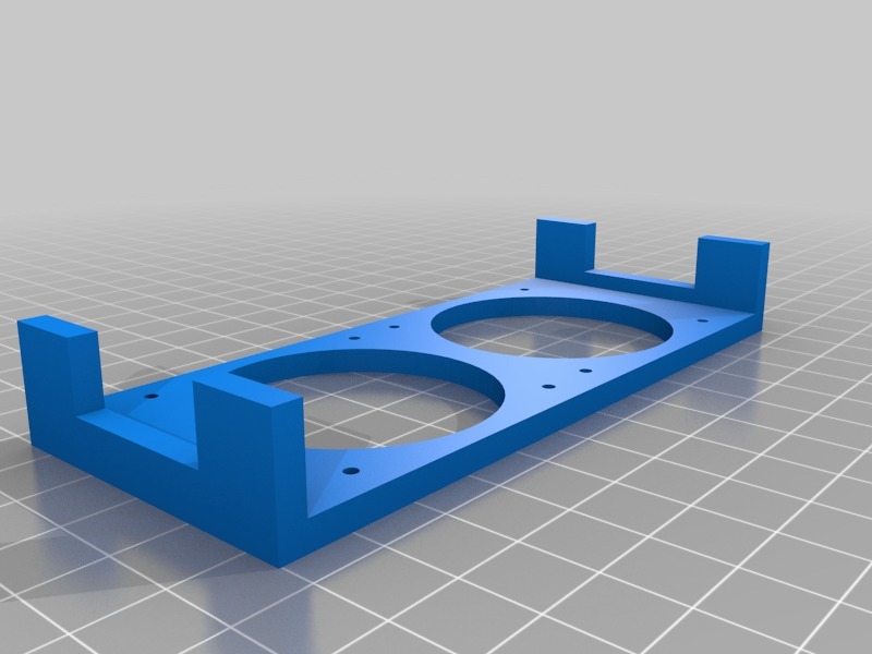 Dual 50mm fanholder by Ryxxi_makes | Download free STL model ...