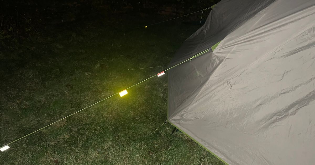 Tent Stake Line Reflective Flags for Safety by EcoDad | Download free STL model | Printables.com