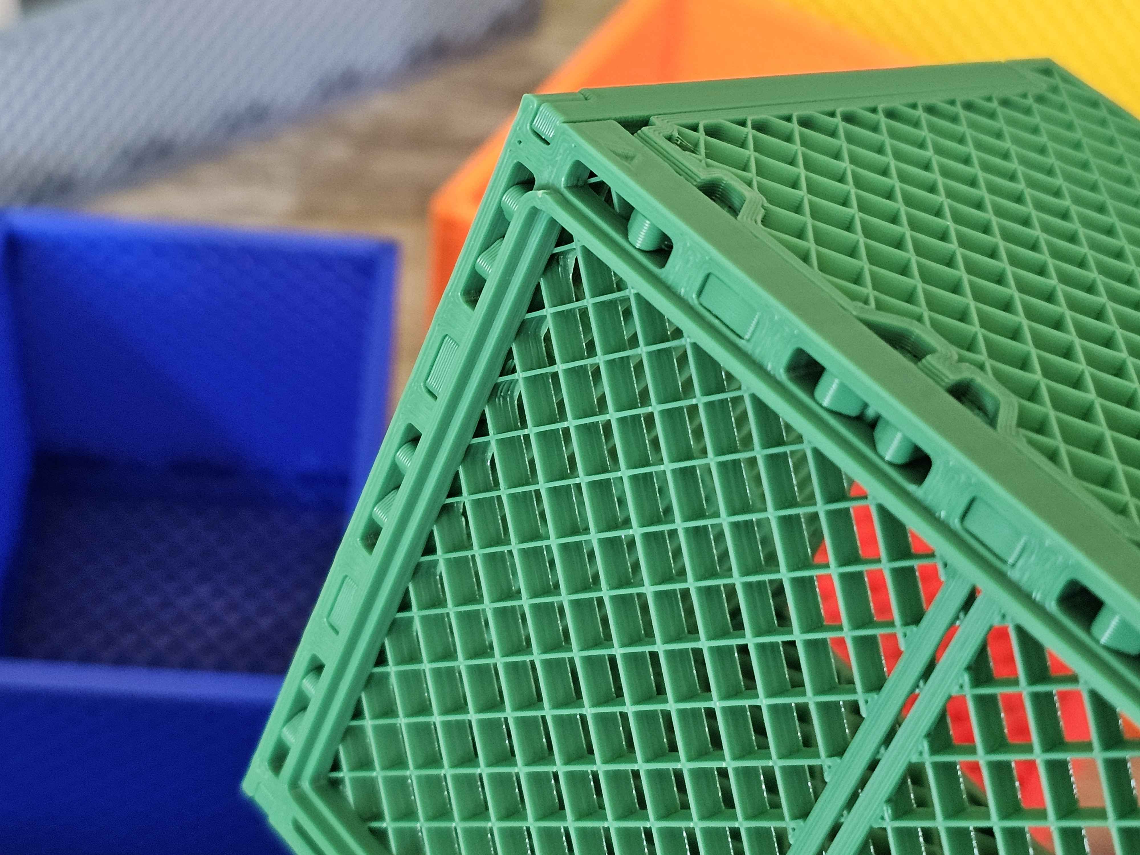 Fast-Printing Infill Boxes (Stackable) by UF_Icarus | Download free STL ...