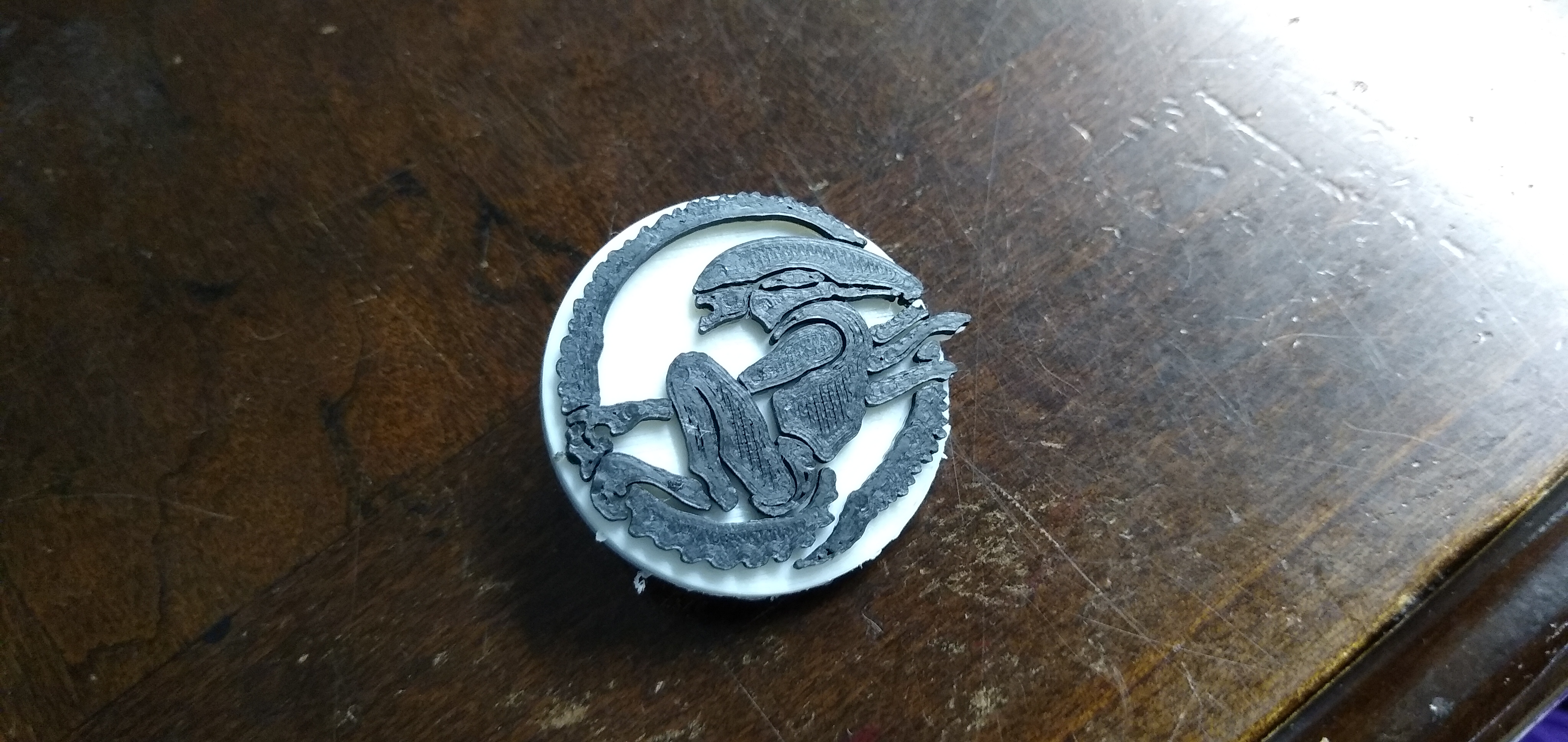 Xenomorph Badge by Hot_Dog_Head- | Download free STL model | Printables.com