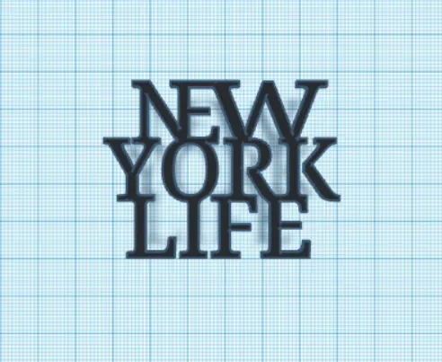 New York Life Logo by salteater7325 | Download free STL model ...