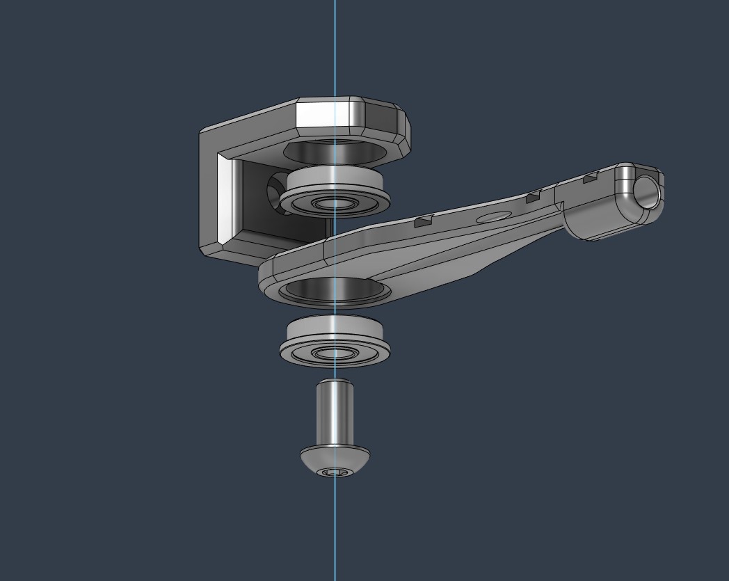 Voron Bowden ptfe tube guide arm and canbus cable support by Galvanic ...