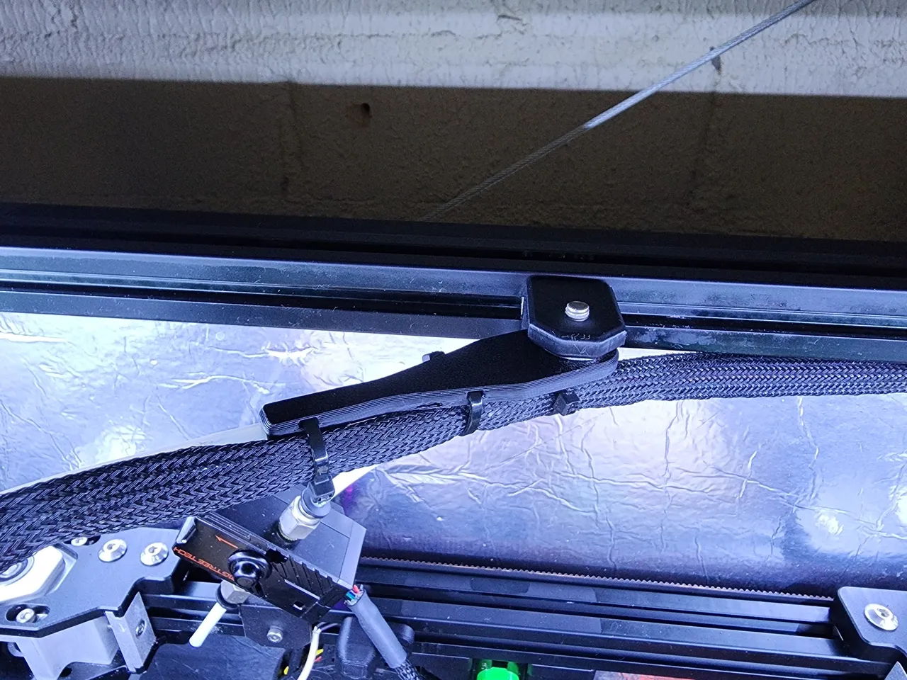Voron Bowden ptfe tube guide arm and canbus cable support by Galvanic ...