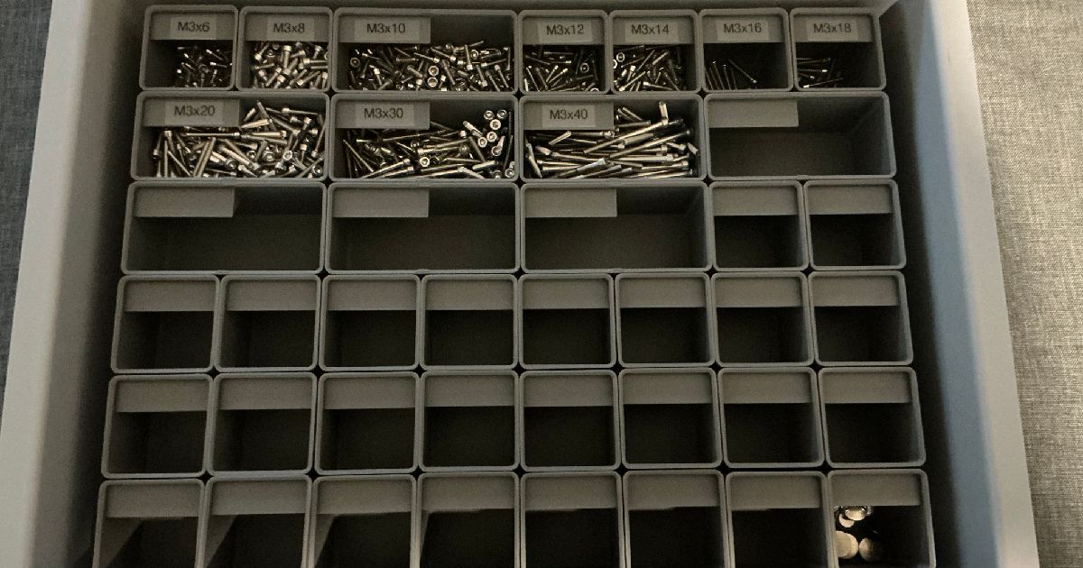 Gridfinity base + boxes for aidB Eurobox 400x300 x 120&75mm by AWSW ...