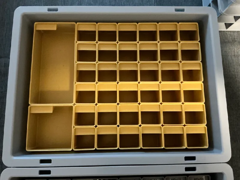 Gridfinity base + boxes for aidB Eurobox 400x300 x 120&75mm by AWSW ...