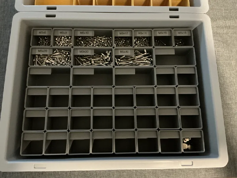 Gridfinity base + boxes for aidB Eurobox 400x300 x 120&75mm by AWSW ...