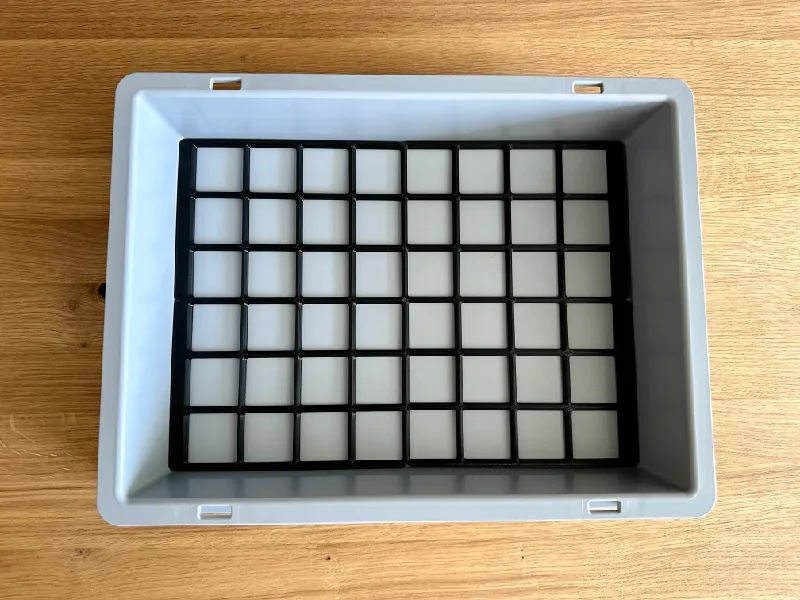 Gridfinity base + boxes for aidB Eurobox 400x300 x 120&75mm by AWSW ...