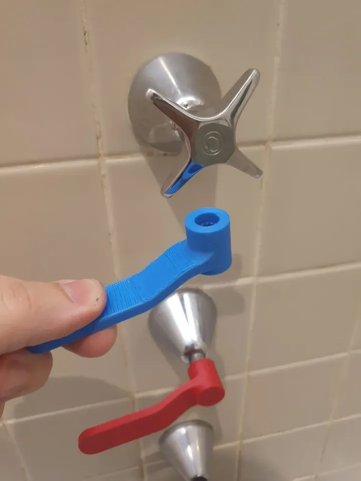 Shower tap handle by mrg999 | Download free STL model | Printables.com