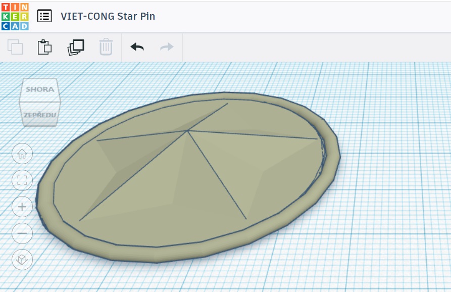 VIET-CONG Star Pin by Mgr. Pavel Krist | Download free STL model | Printables.com