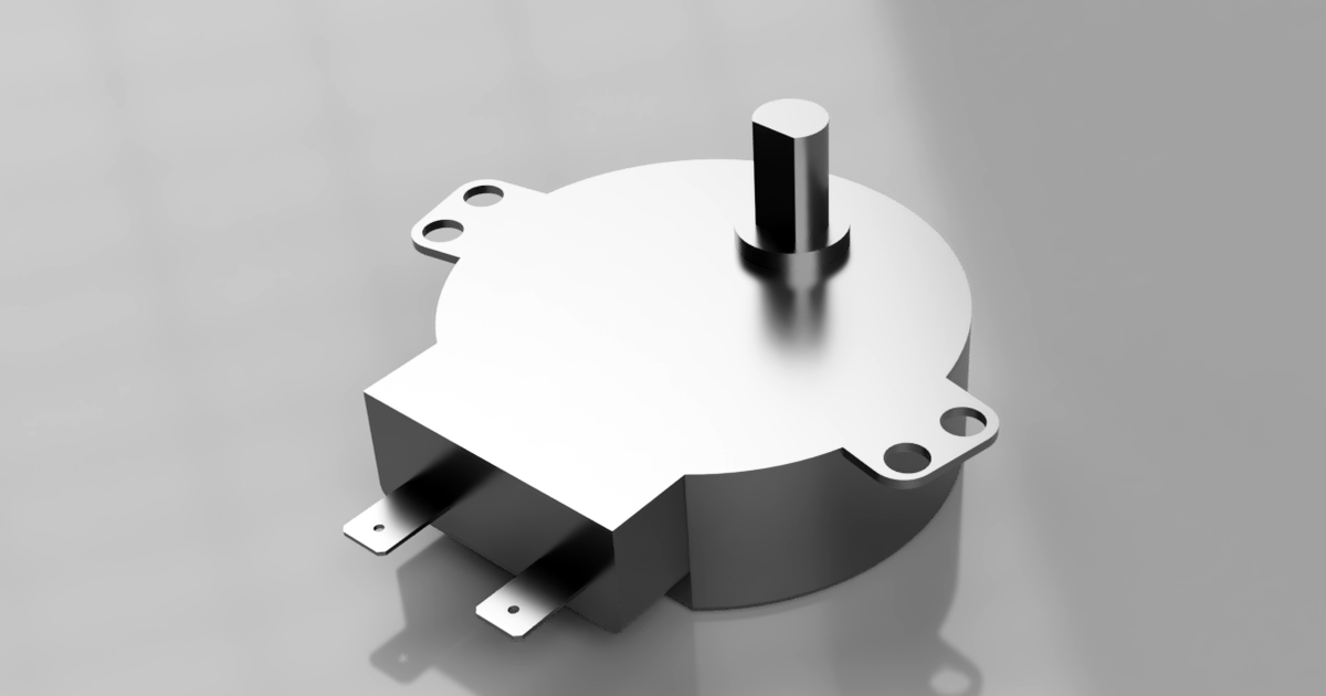 Microwave Motor Model by chochi3D | Download free STL model ...