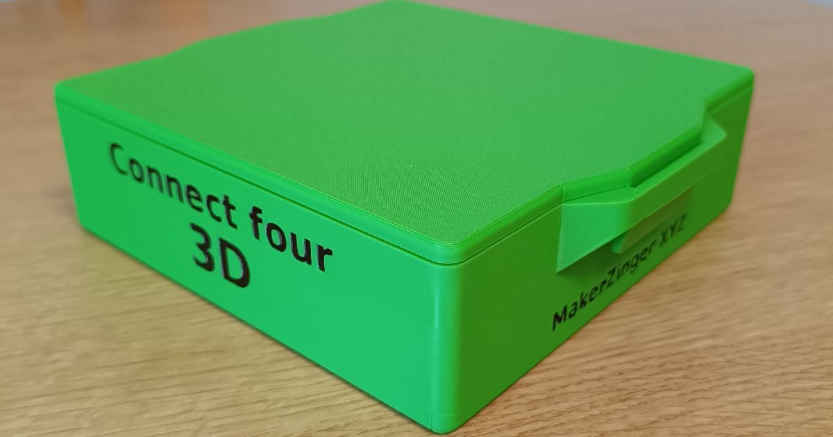Connect Four -3D (Conecta 4 en 3D) por MakerzingerXYZ | Descargar ...